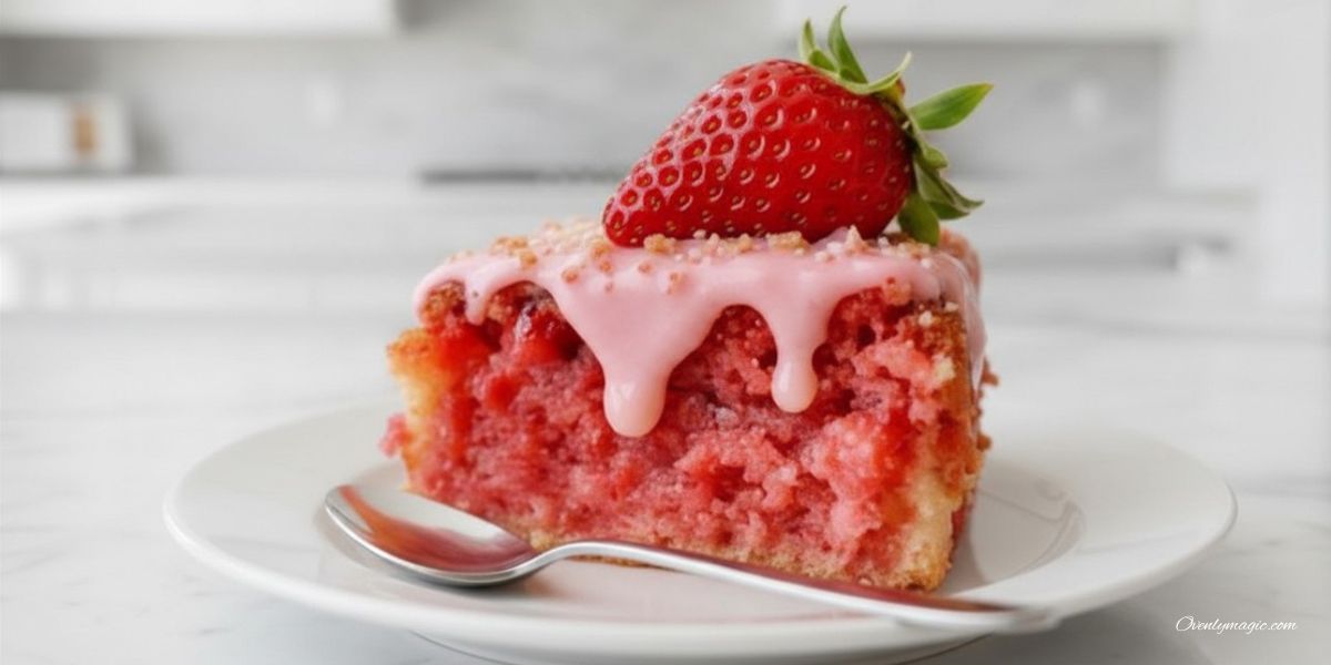 Must-Try Viral Strawberry Honey Bun Cake (Better Than Bakery Style!)
